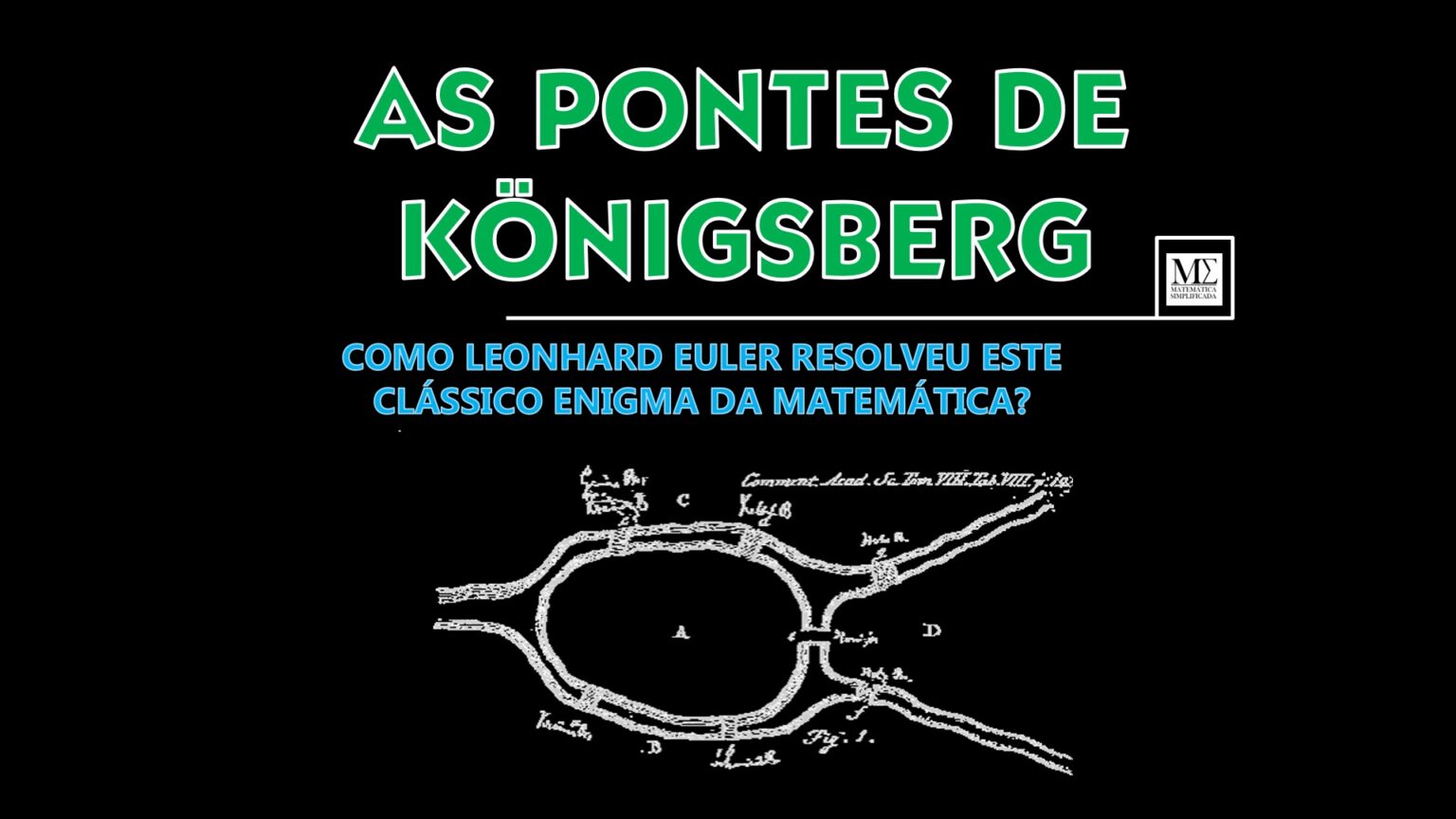 Como Leonhard Euler resolveu o enigma das Pontes de Königsberg?